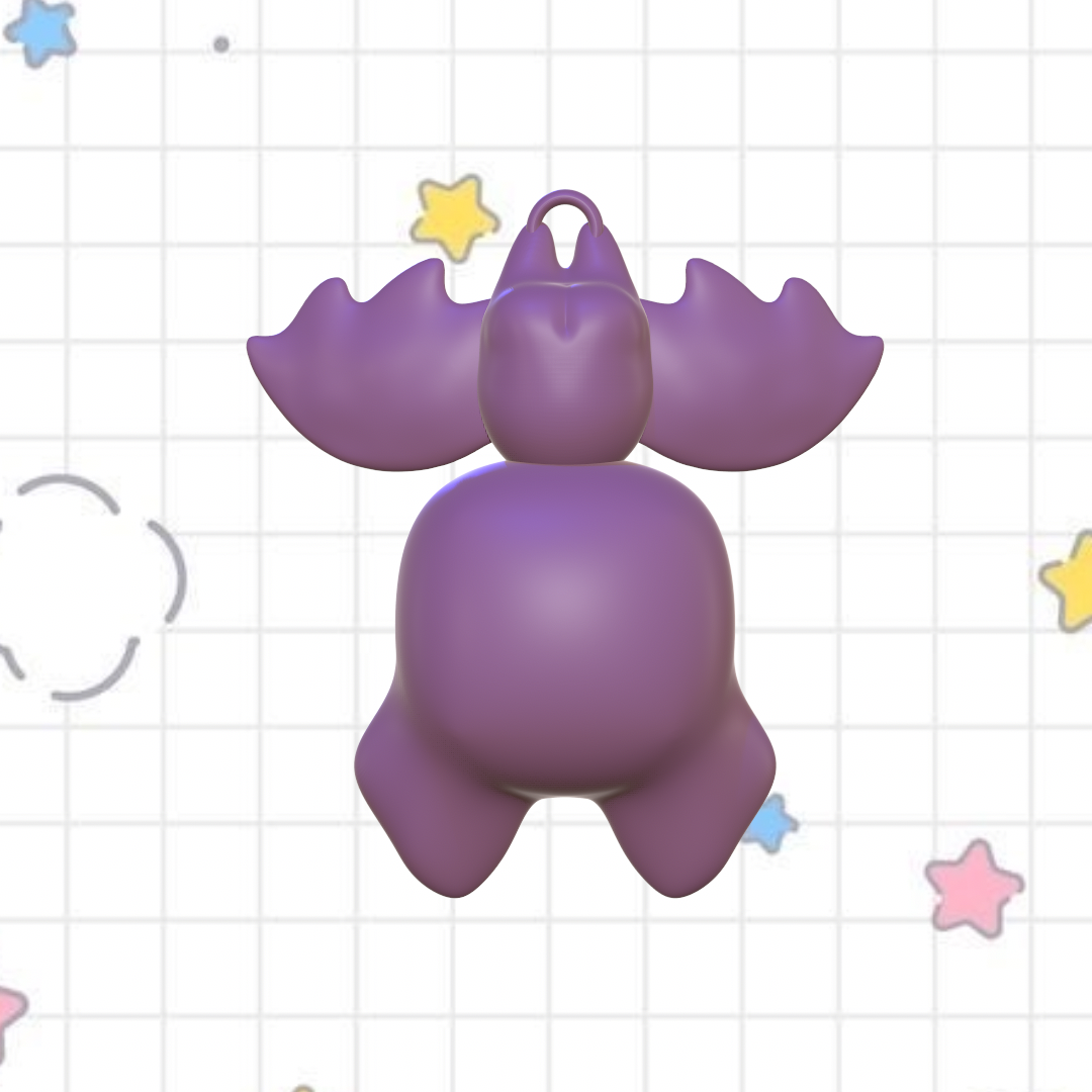 CUTE CHUNKY BAT KEYCHAIN | 3D models download | Creality Cloud