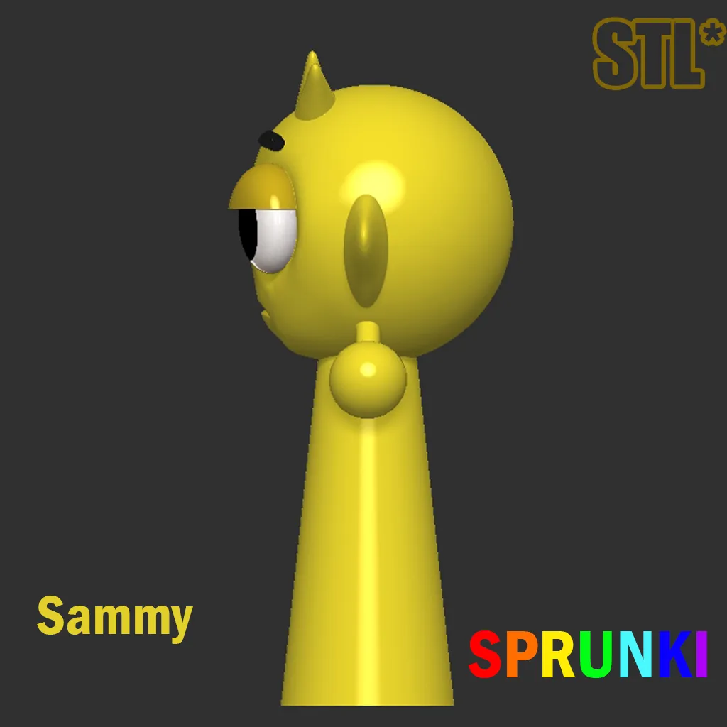 Characters & Creatures STL Download - Sprunki Incredibox Sammy Sprunki ...