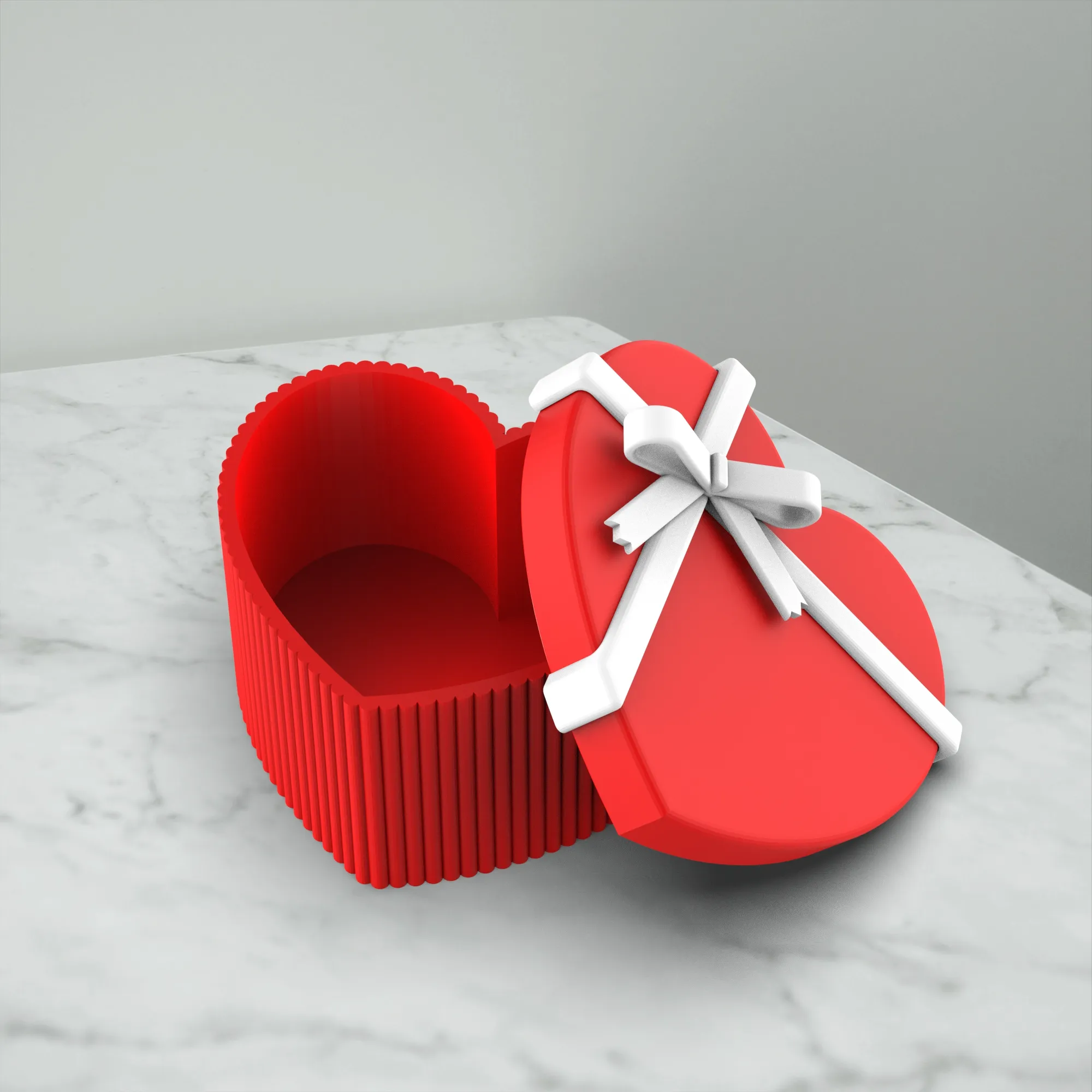3D Printer Files | 3MF File | Love Heart Box, 3D Valentine’s Day Gift ...