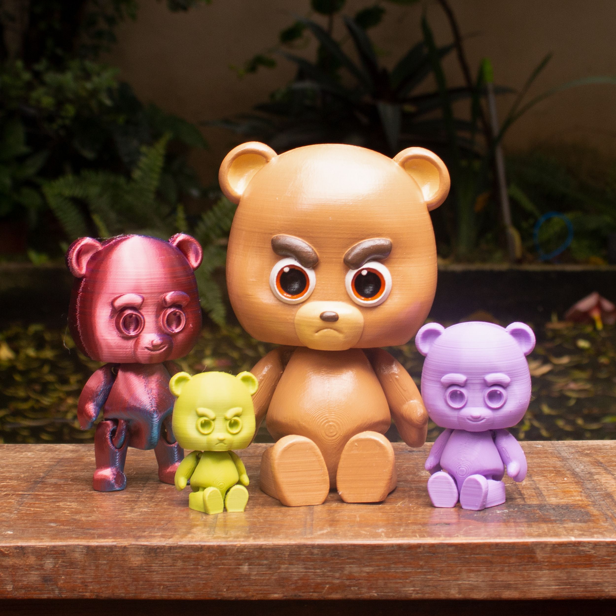 ANGRY/HAPPY TEDDY BEAR | 3D models download | Creality Cloud