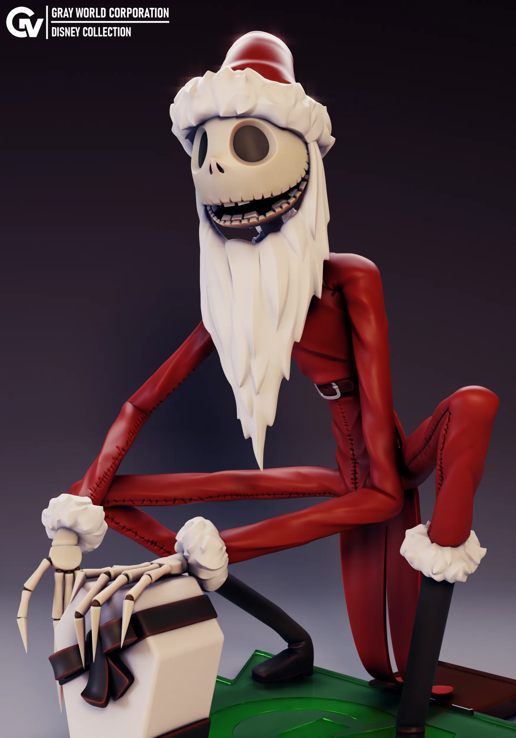 Jack Skellington "Traje de Papá Noel" | The Nightmare Befo | 3D models ...