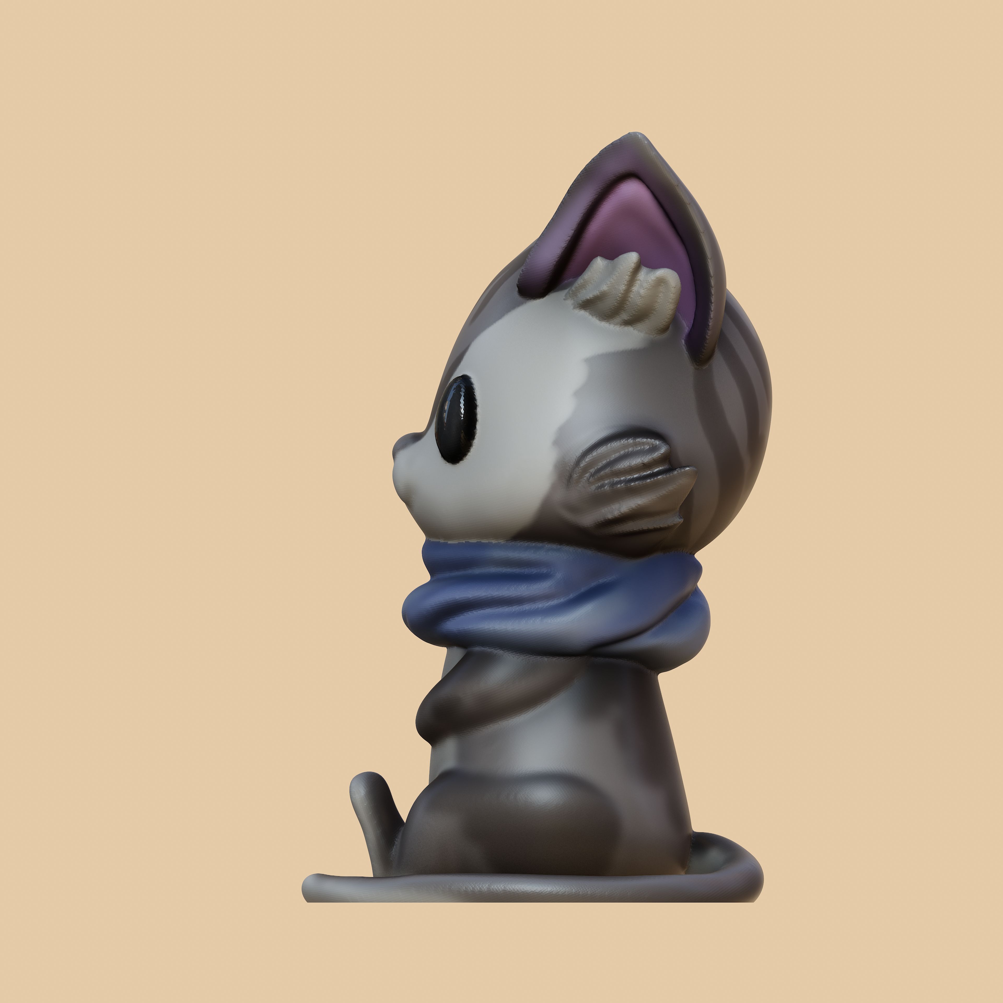 Chibi cat | 3D models download | Creality Cloud