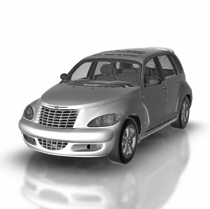 Vehicles & Machinery STL Download - Chrysler PT Cruiser 2009by 3DCARSALON