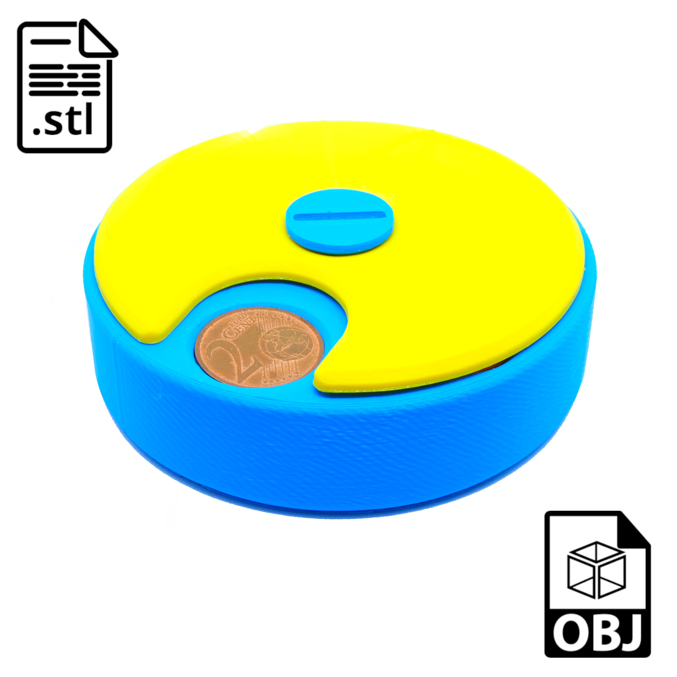 Coin Organizer | Money Holder | Coins separator | 3D models download ...