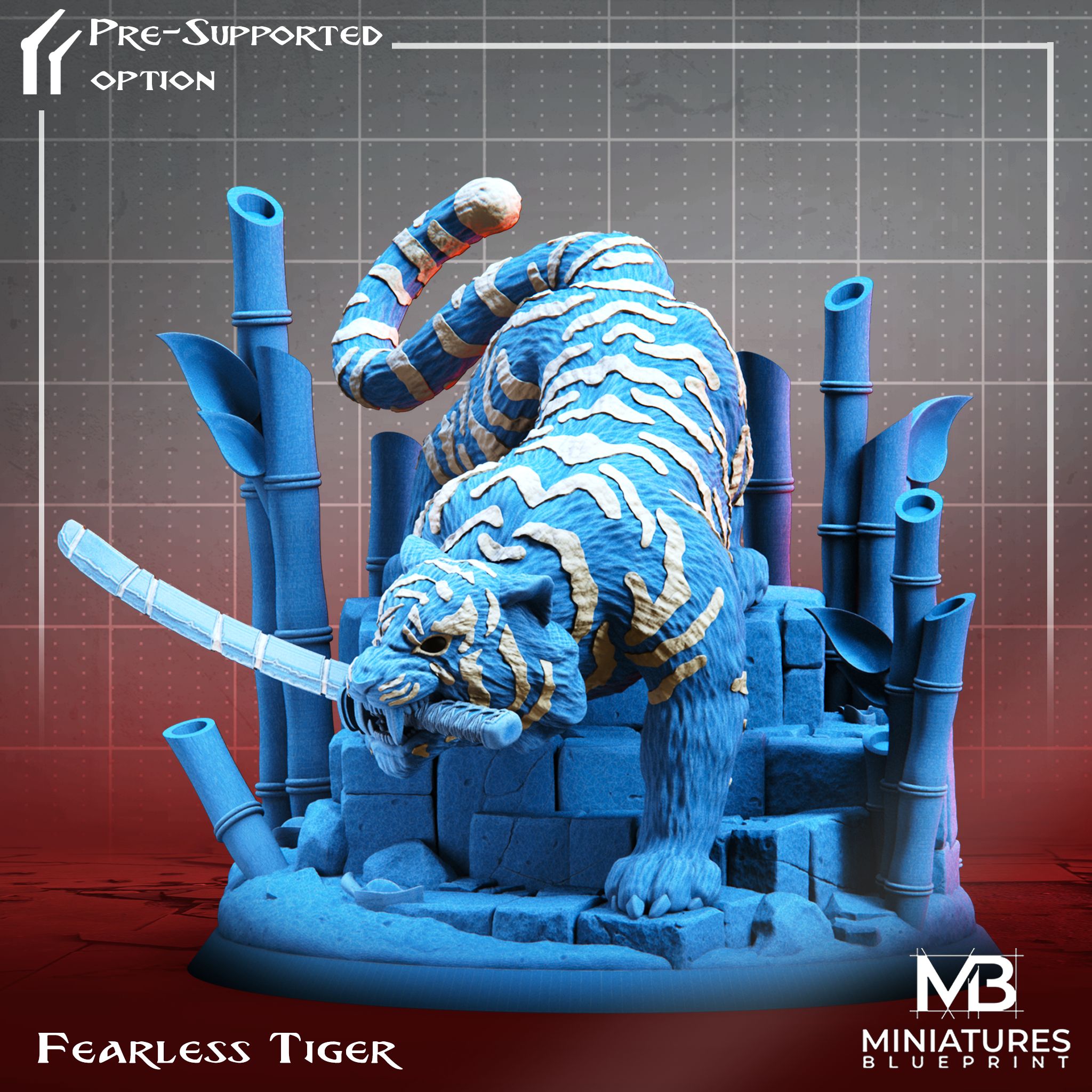 Fearless Tiger - Epic printable stls to print at home | 3D models ...