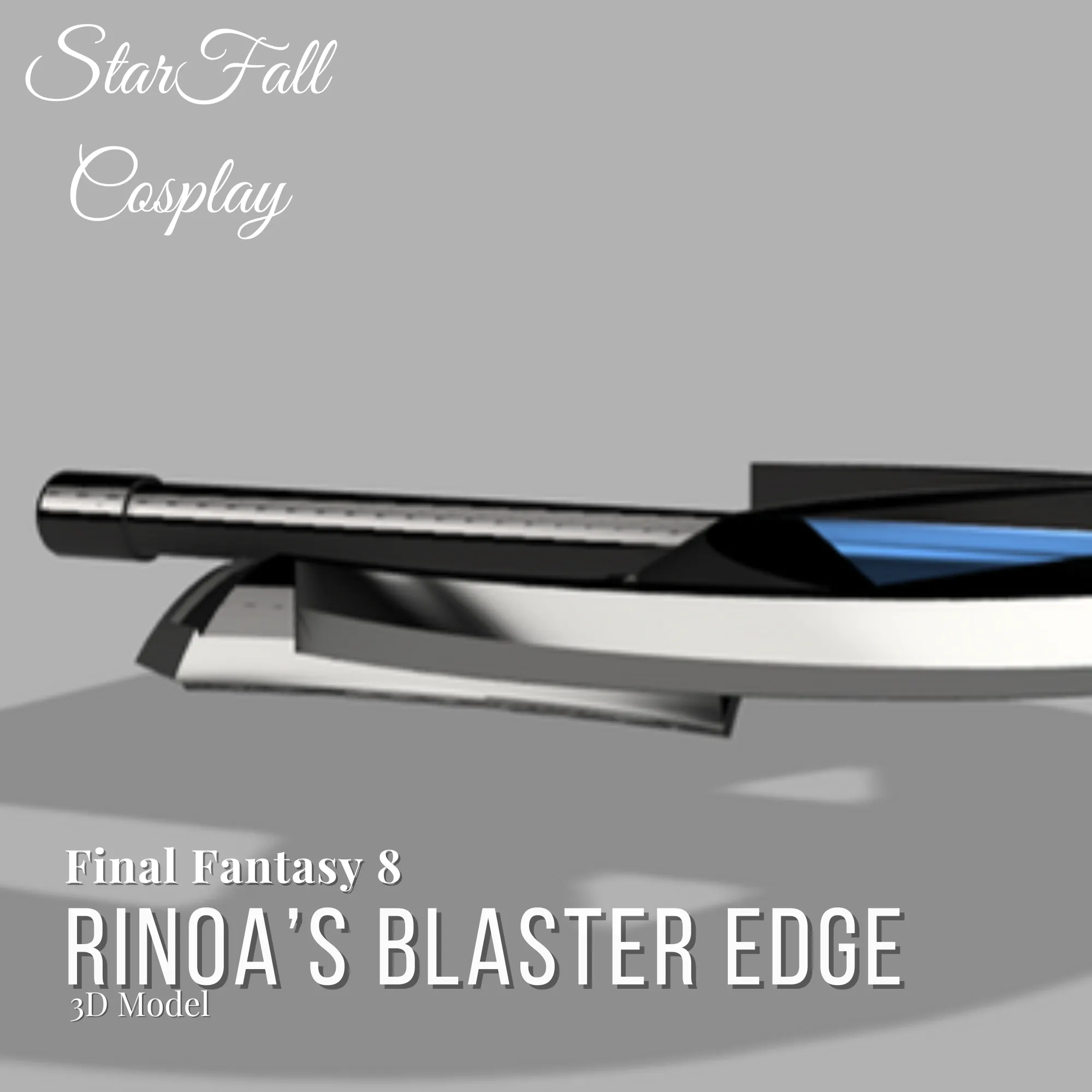 Cosplay STL Download - Rinoa Heartily Blaster Edge 3D Modelby StarFall ...