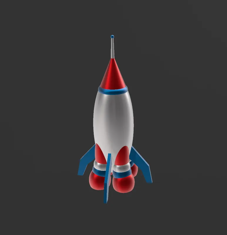 Simple rocket | 3D models download | Creality Cloud