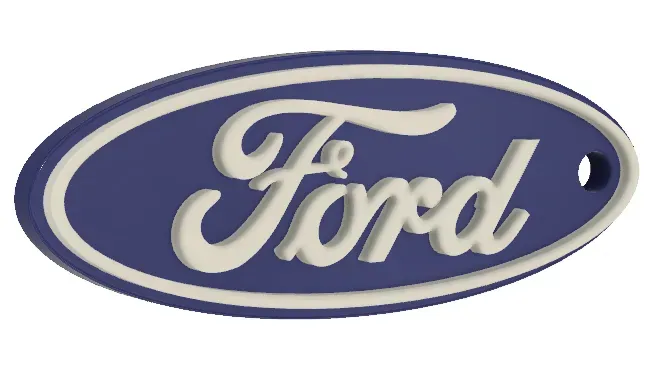 Personal Accessories STL Download - Ford Logo Keychainby 3DreaMB