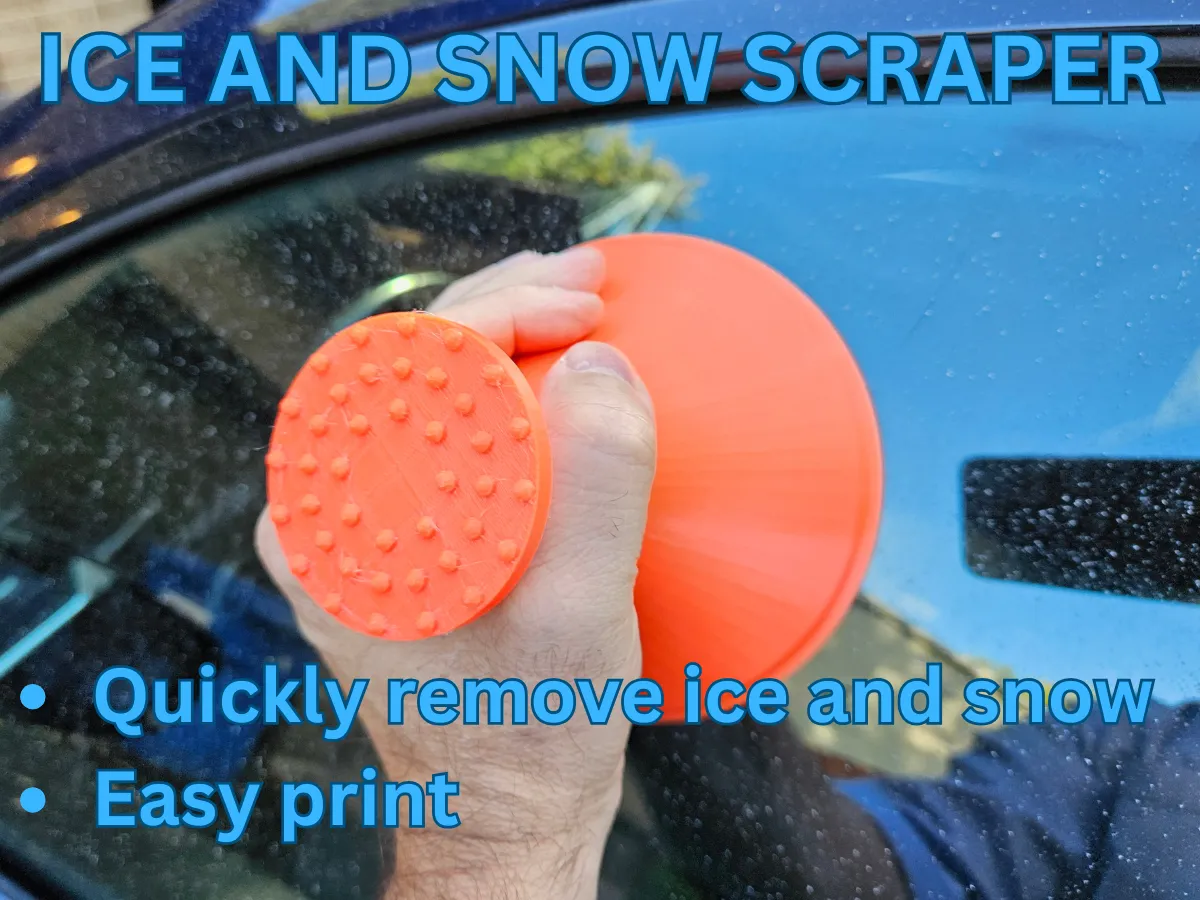 3D Printer Files | 3MF File | SNOW AND ICE SCRAPER | Creality Cloud