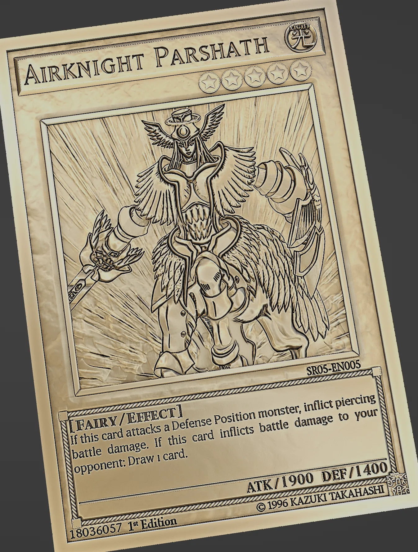 Other STL Download - AIRKNIGHT PARSHATH - YU-GI-OH!by Wsonuchiha3D