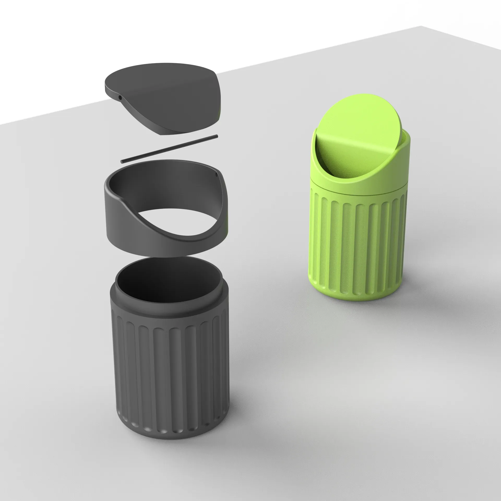Other STL Download - 3D Trash Can – Ready to Print! Perfect for mini ...