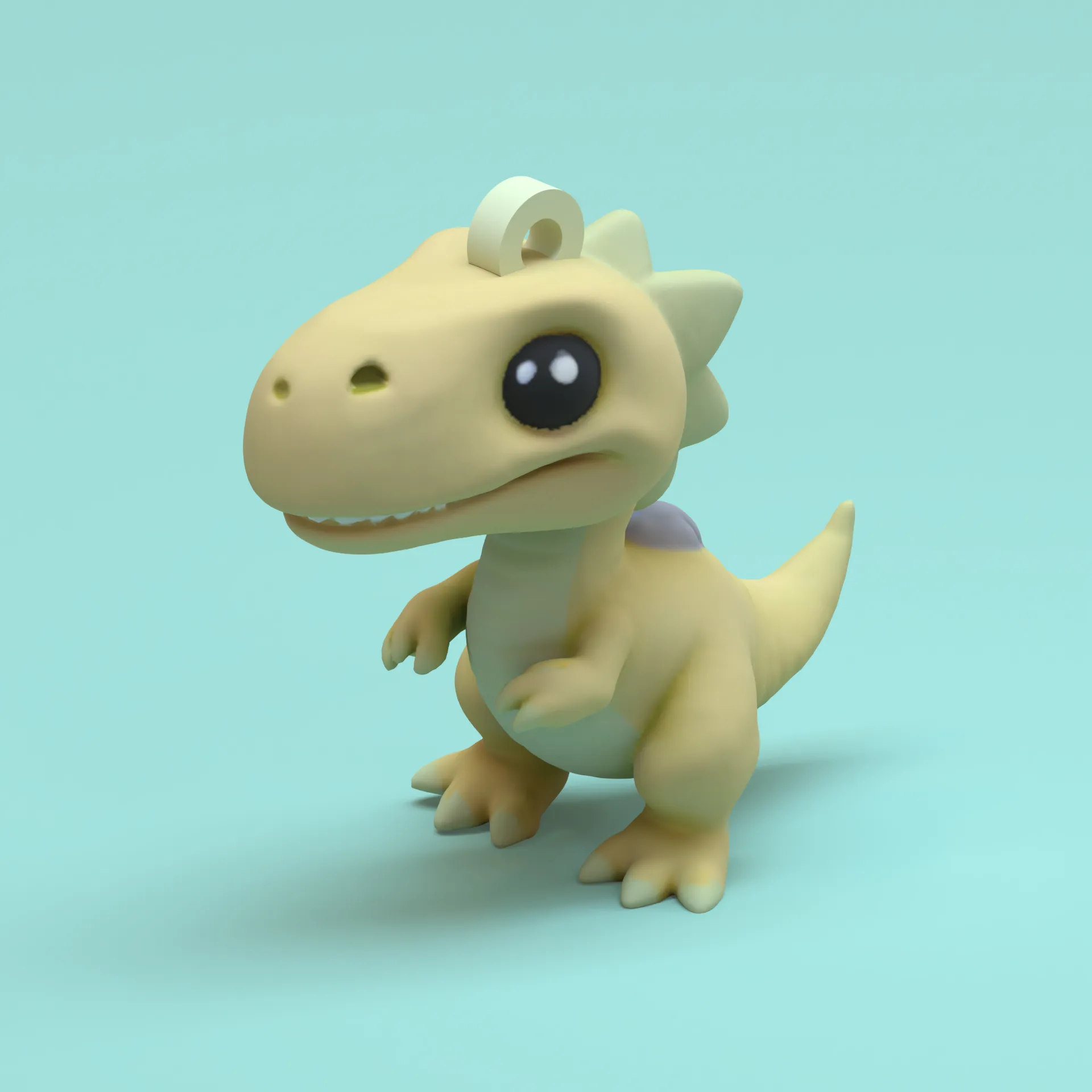 3D Printer Files | 3MF File | Cute dinosaur Keychain | Creality Cloud