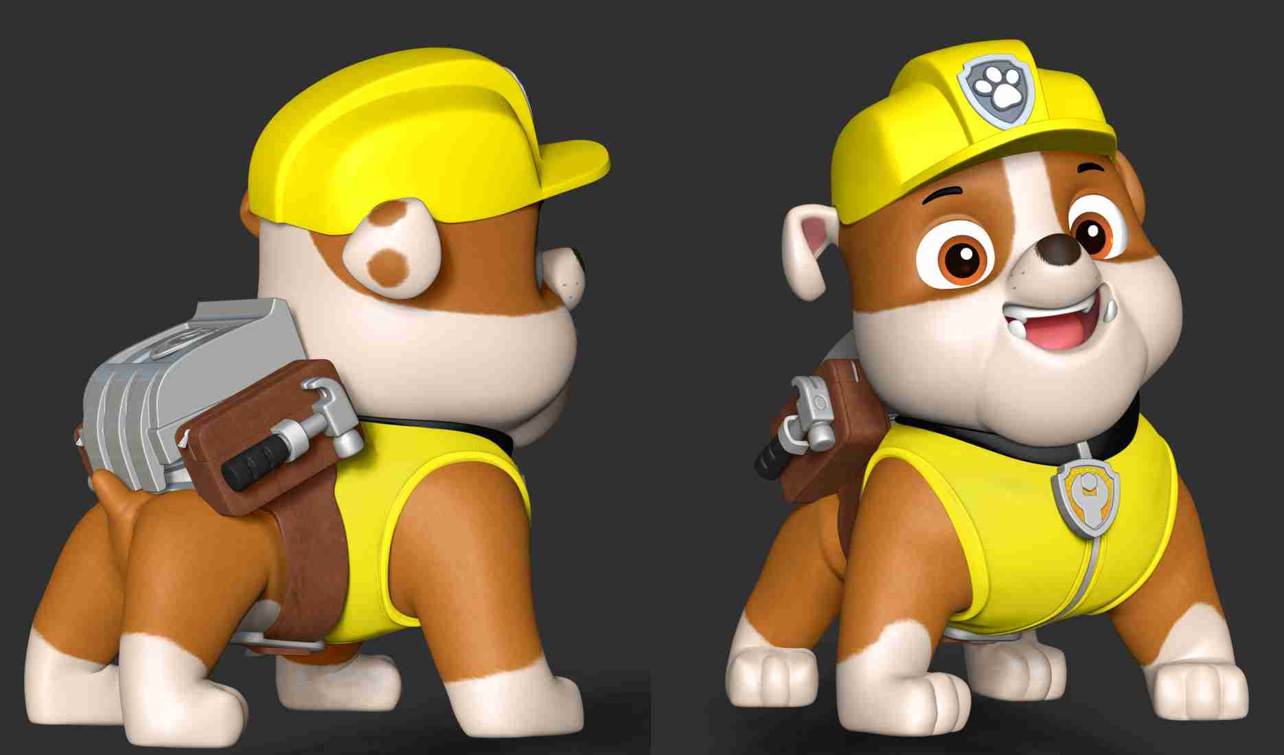 Rubble paw patrol dog | 3D models download | Creality Cloud