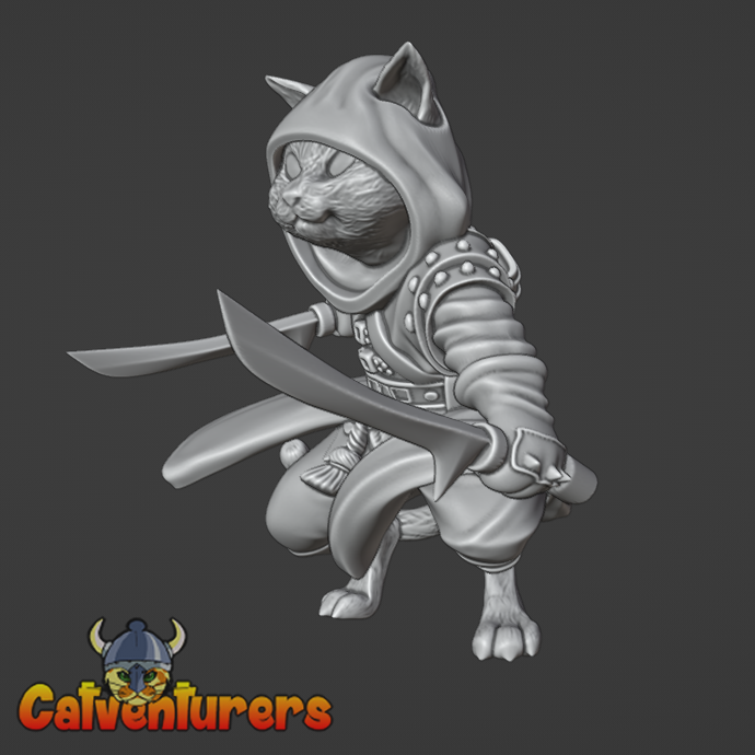 Nyx Moonshade - Assassin Cat | 3D models download | Creality Cloud