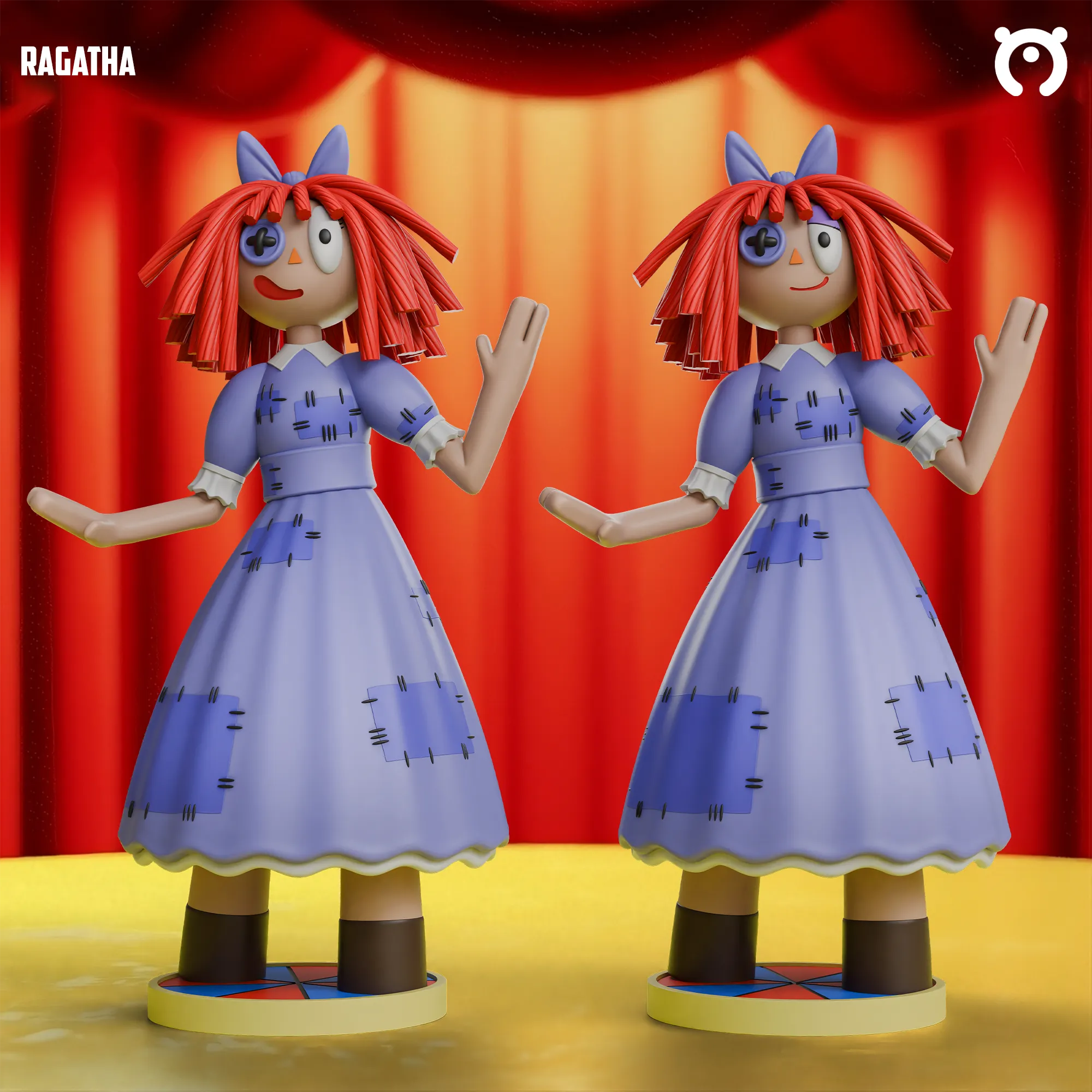 Ragatha - The amazing digital circus | 3D models download | Creality Cloud