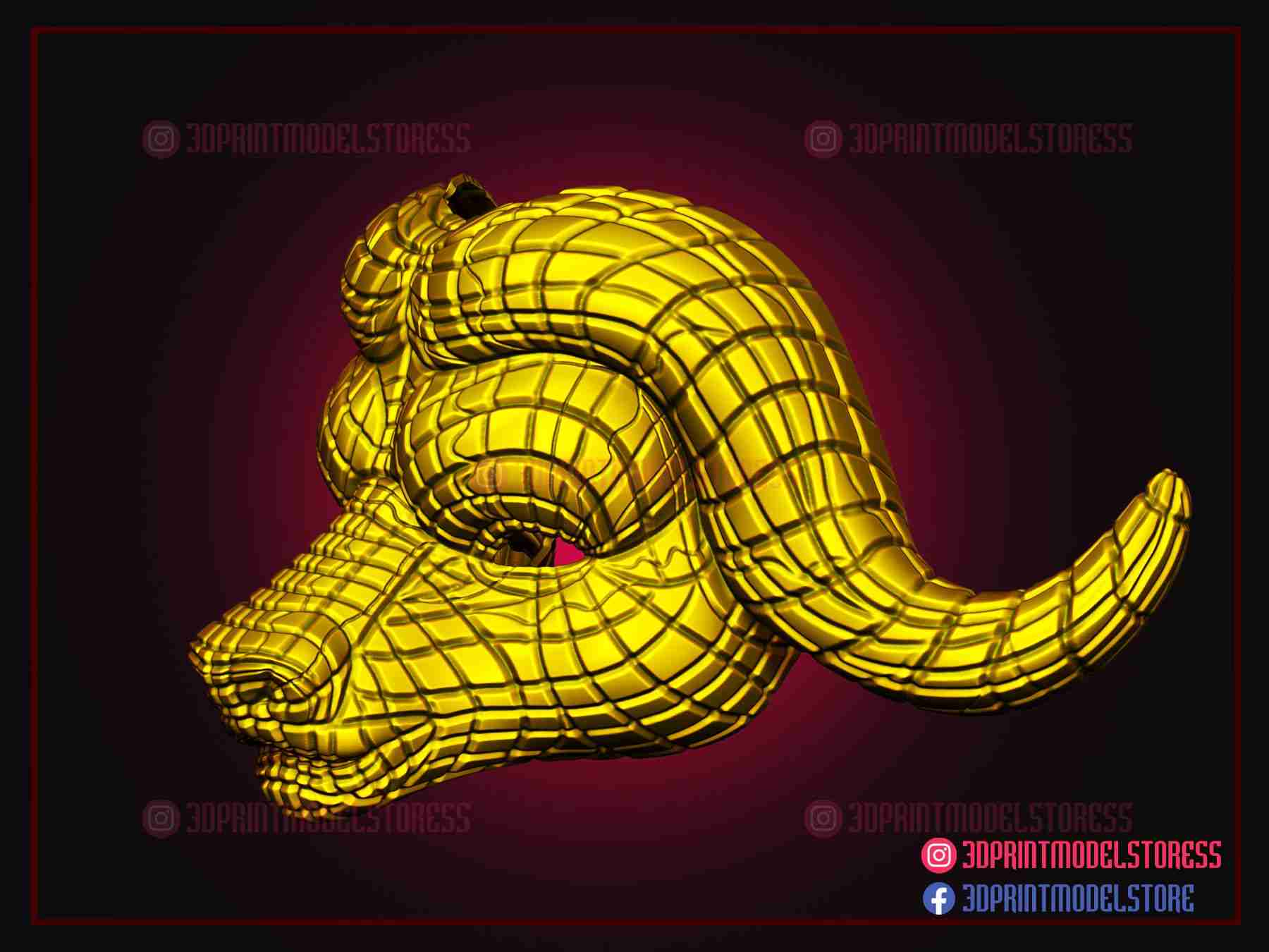 Squid Game Mask - Squid Game Buffalo Vip Mask for Cosplay | 3D models ...