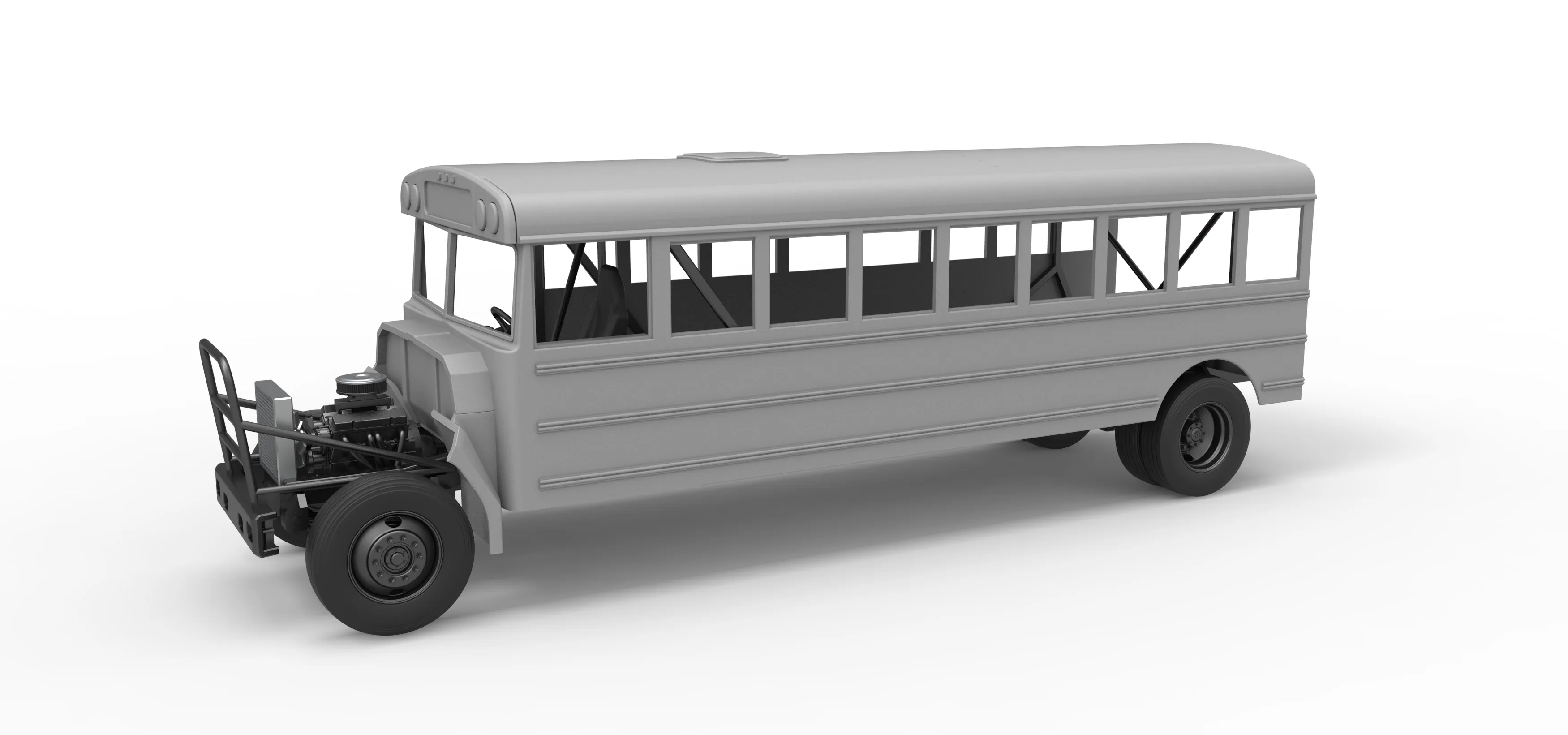 Other STL Download - School bus for Figure 8 racing Scale 1:25by ...