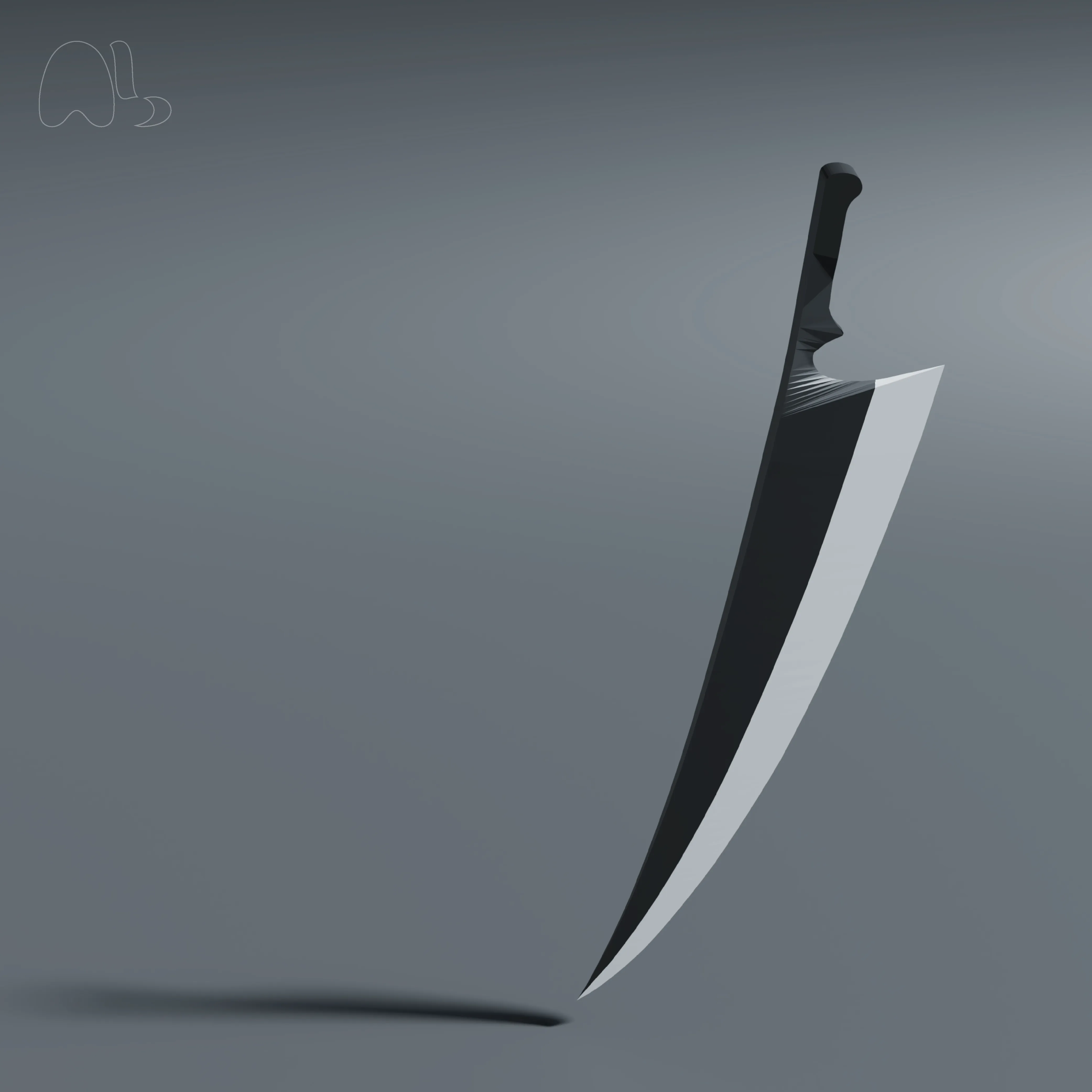 Game Props STL Download - Espada Bleach, Ichigo Zangetsuby Raul Penayo