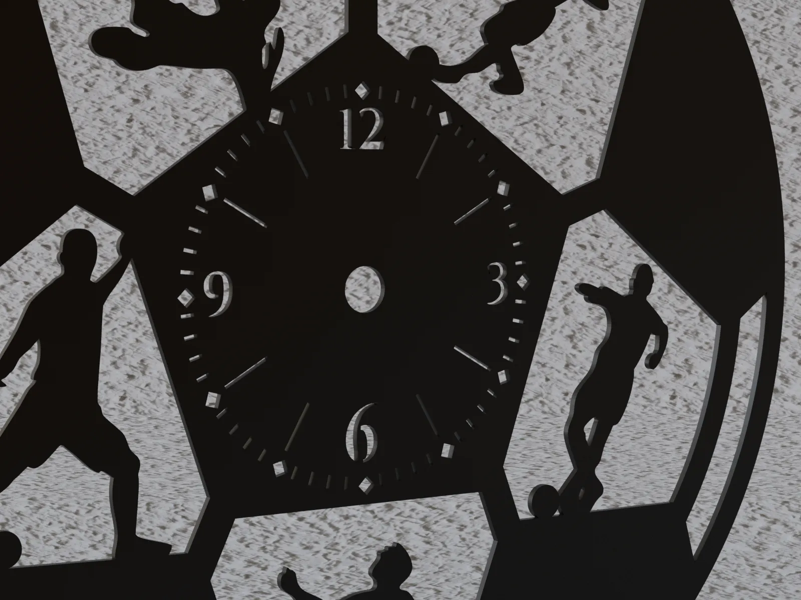 3D Printer Files | 3MF File | Football Wall Clock Timepiece | Creality ...