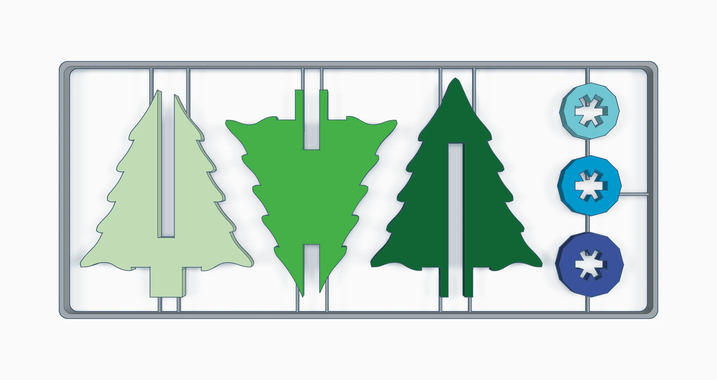 Christmas Tree Kit Card V | 3D models download | Creality Cloud