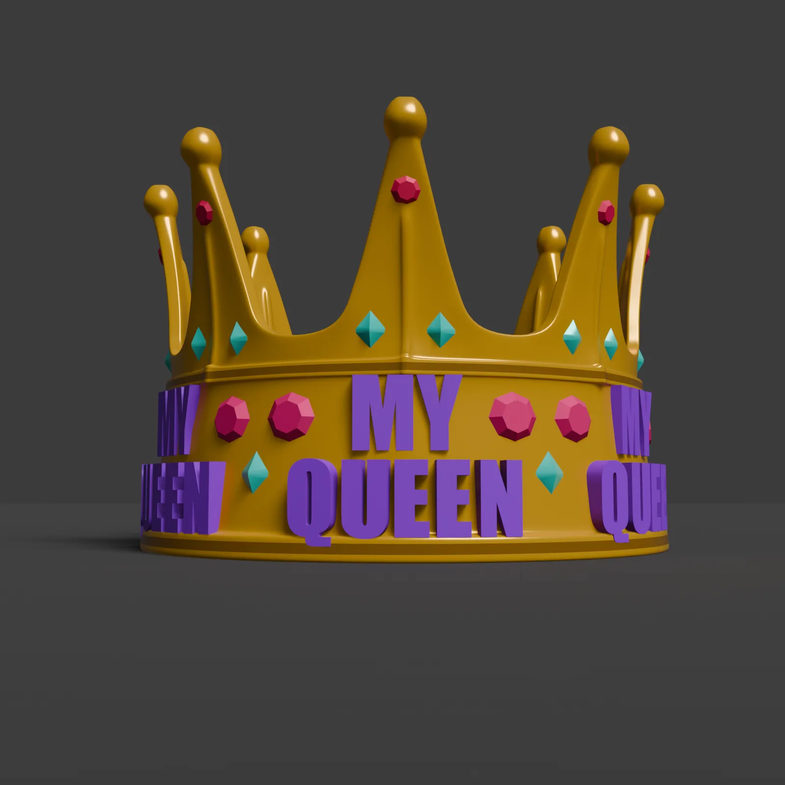 3D Printer Files | 3MF File | Queen's Crown | Creality Cloud