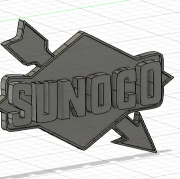3D Printer Files | 3MF File | Embleme Sunoco / Sunoco emblem | Creality ...