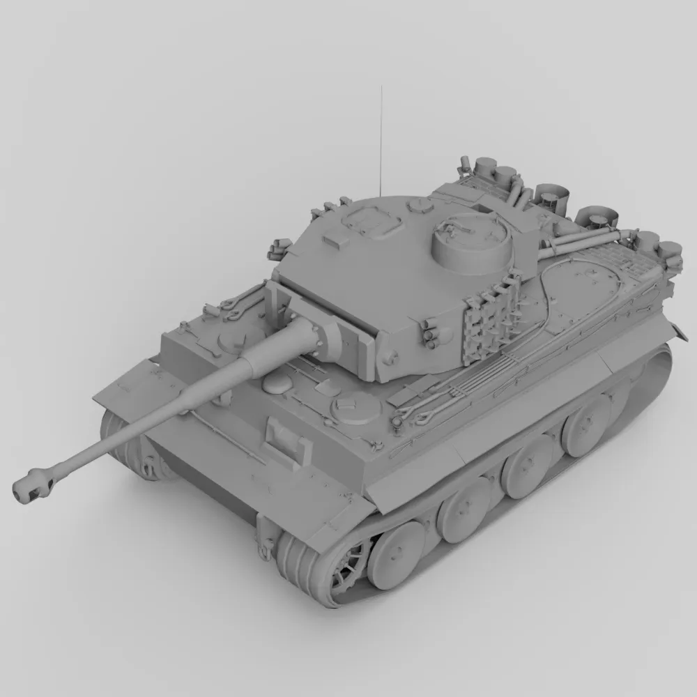 Vehicles & Machinery STL Download - TIGER-H1 | 3D MODELby Cantal Models