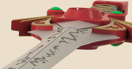 MMPR - Red Ranger Power Sword | 3D models download | Creality Cloud