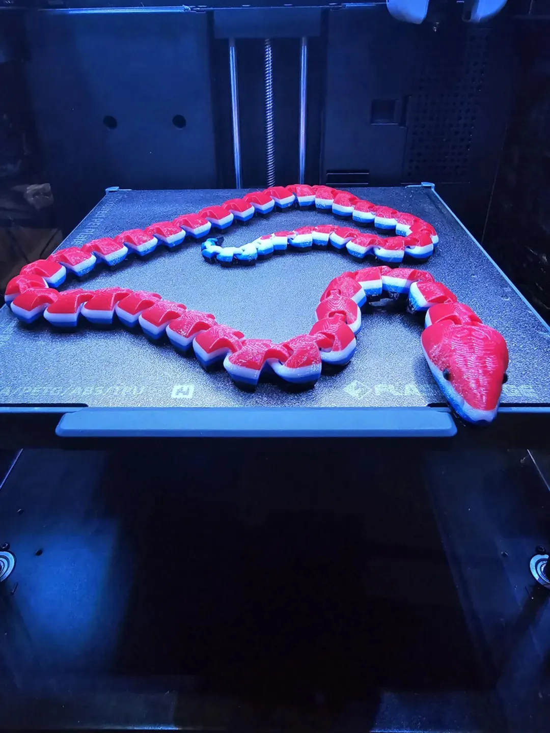 Archivos de impresora 3D | Archivo 3MF | Flexible Articulated Snake ...