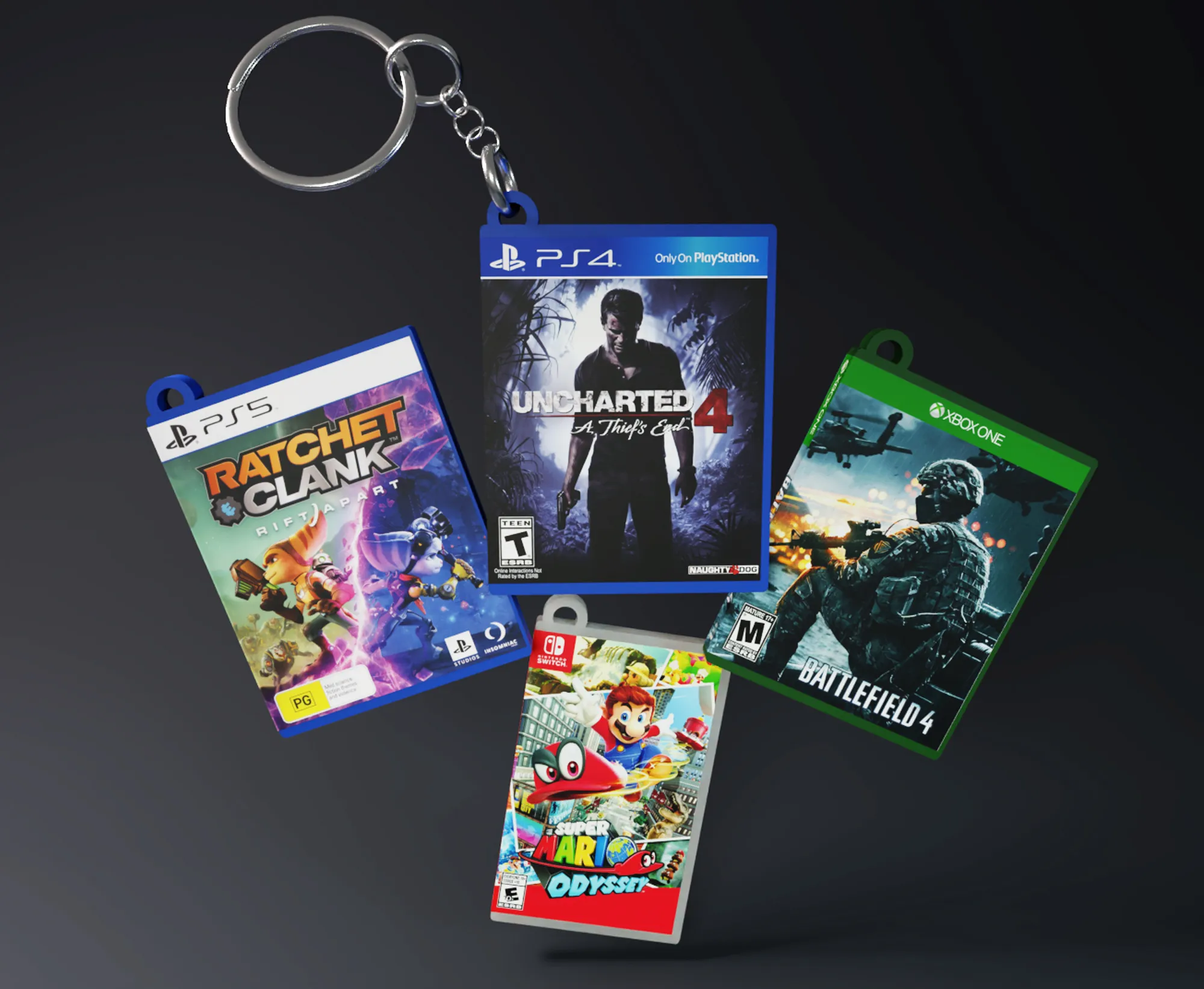 Videogame Case Keychains | 3D models download | Creality Cloud