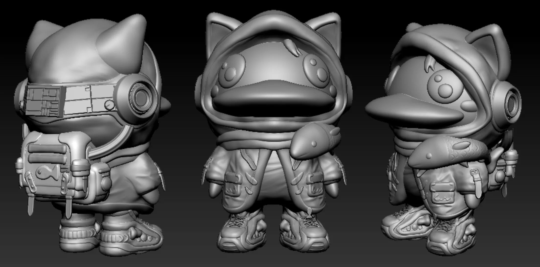 Characters & Creatures STL Download - Explosive Duck Army Duck Duckby user4056260399