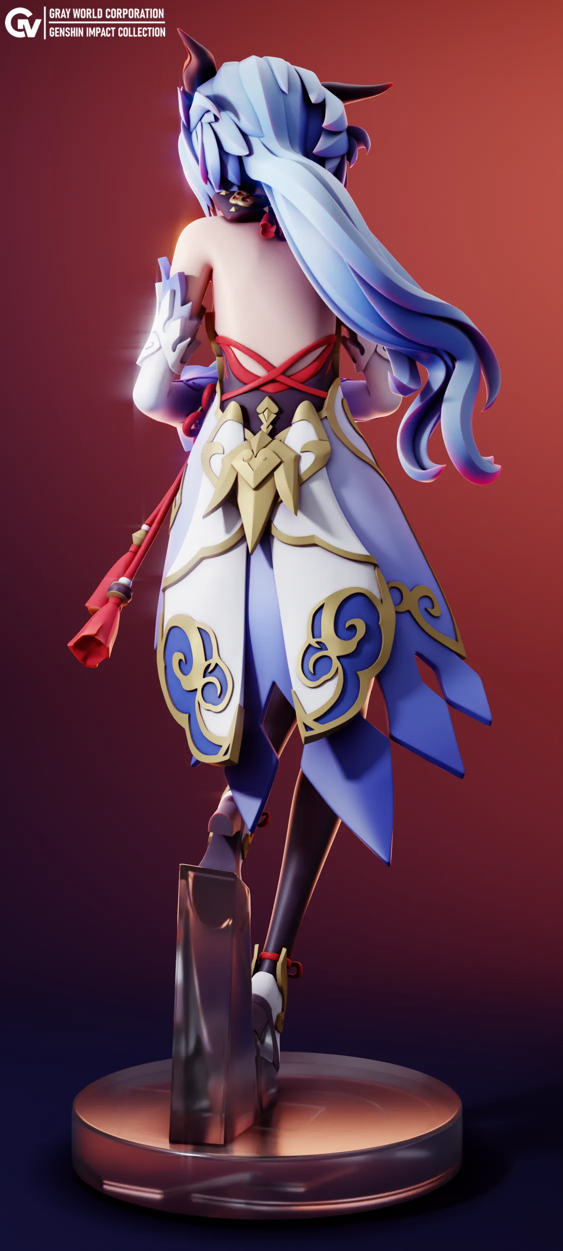 Characters & Creatures STL Download - Gan Yu | Genshin Impactby Gray World Corporation
