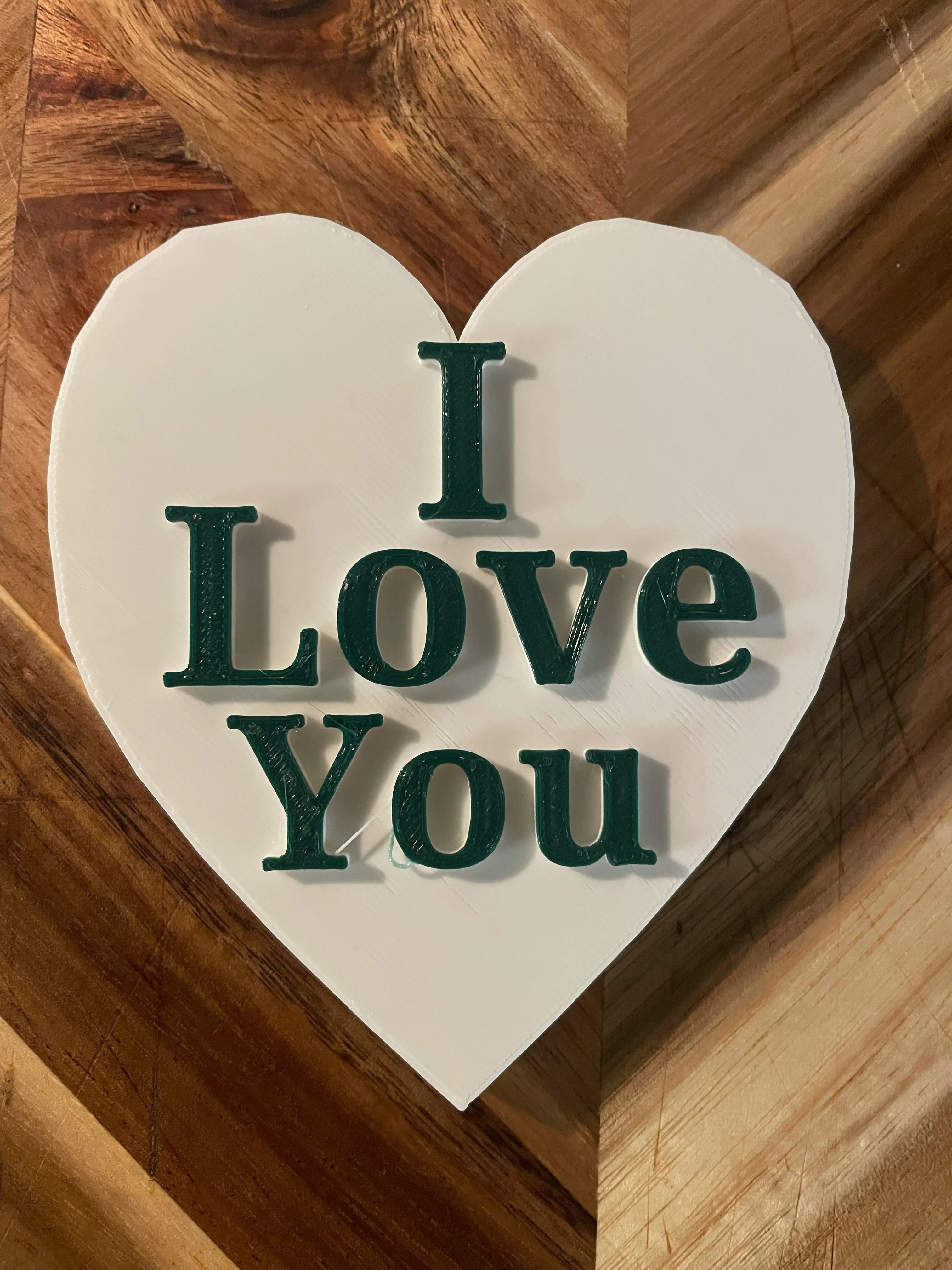 3D Printer Files | 3MF File | I love you heart | Creality Cloud