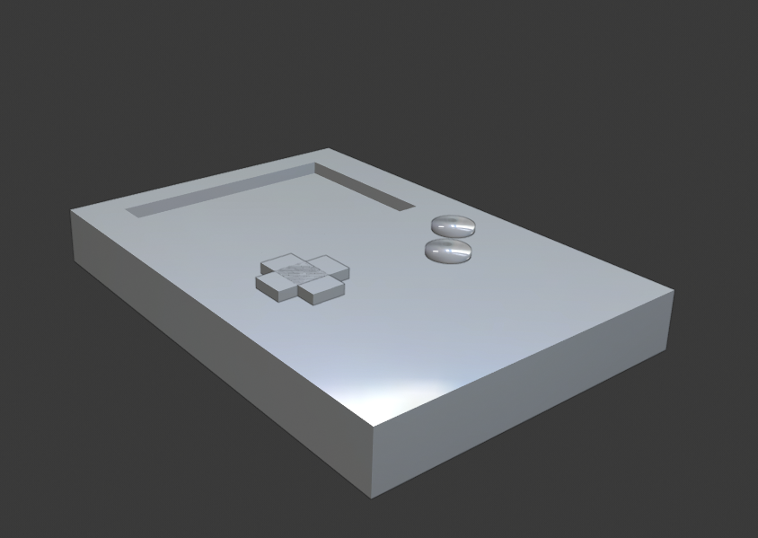 Game boy console | 3D models download | Creality Cloud