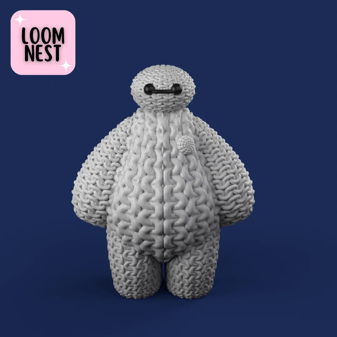 Characters & Creatures STL Download - BAYMAX KNITTED - CROCHET - 3MF ...