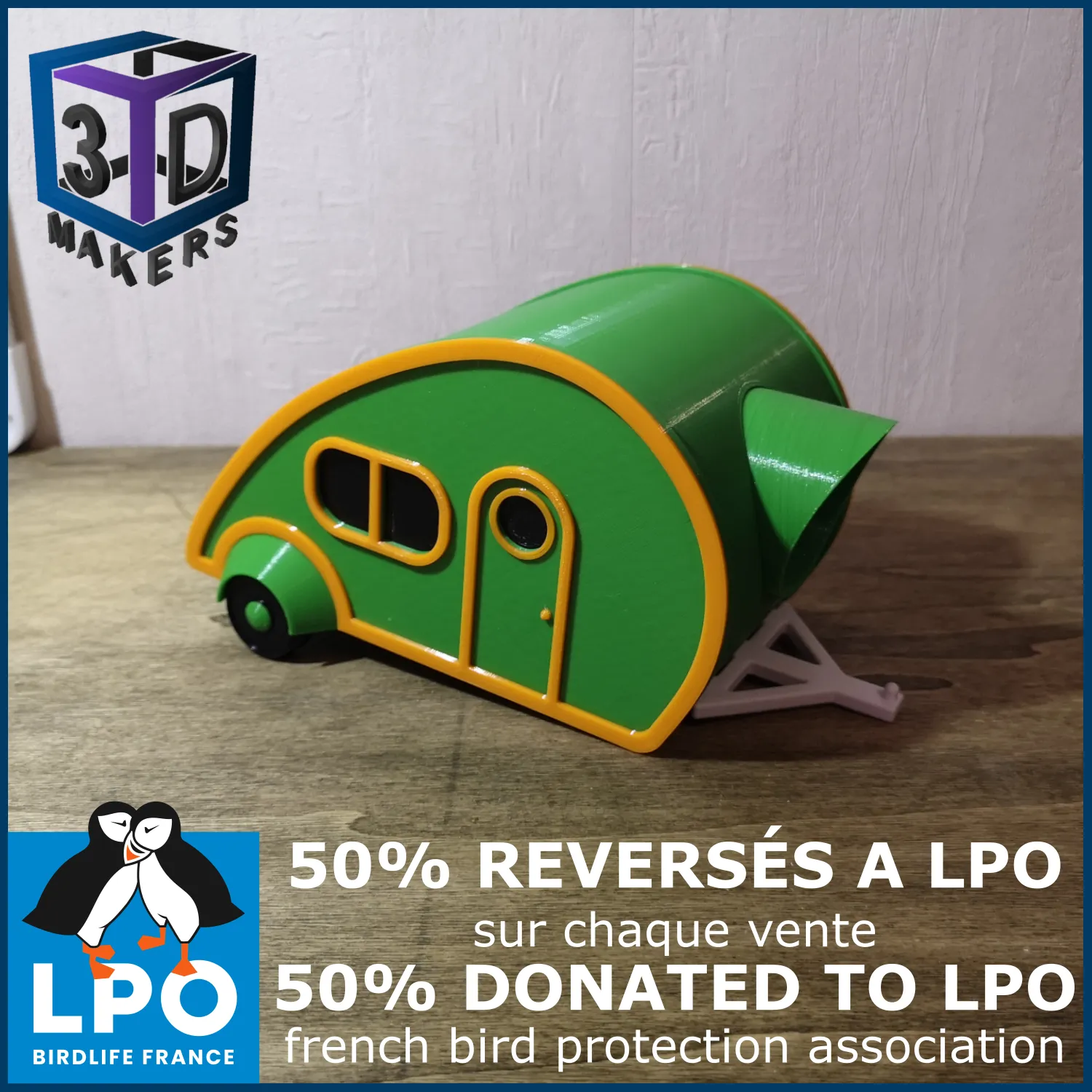 Free Pets STL Download - Caravan bird nestby GT 3D Makers