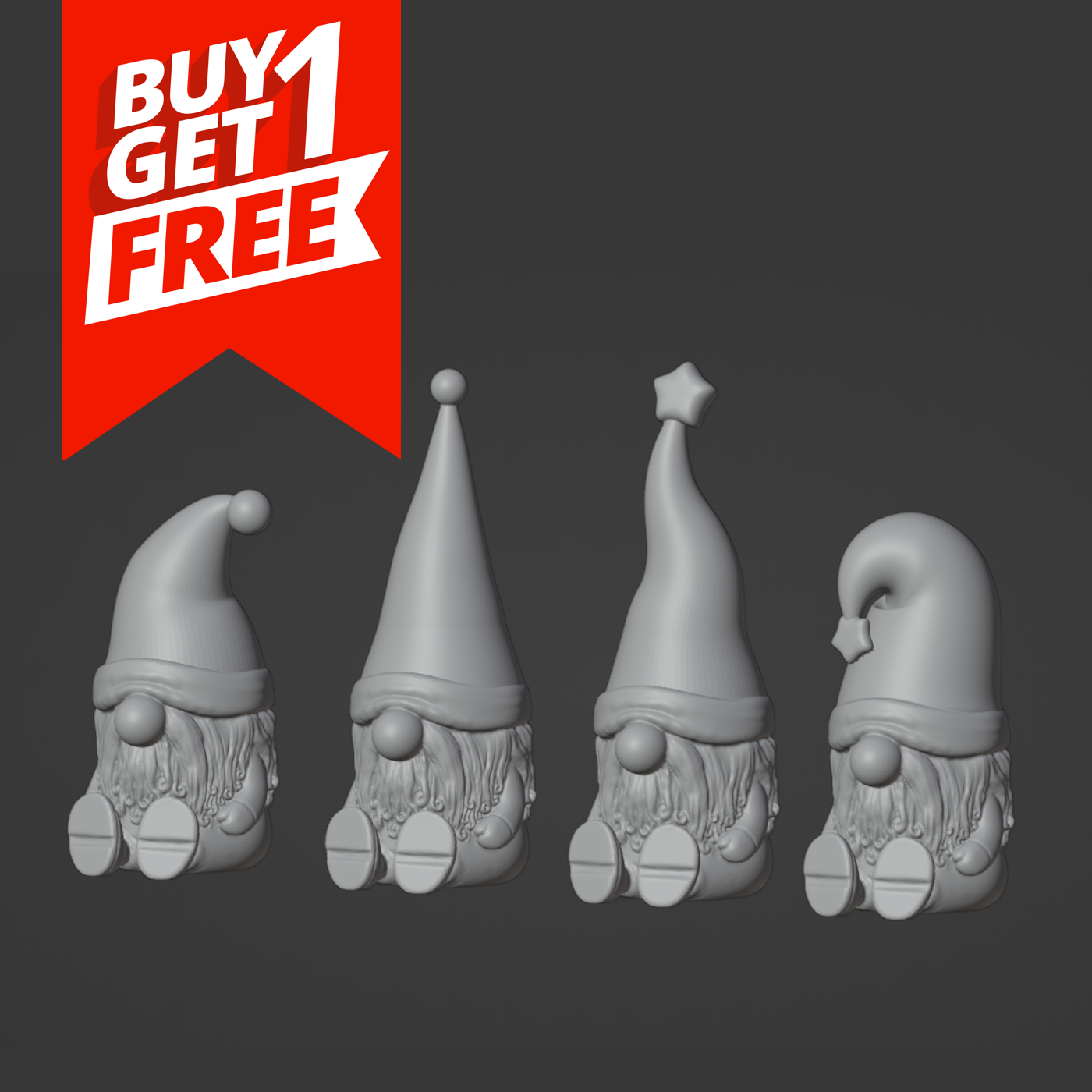 Christmas Gnomes | 3D models download | Creality Cloud