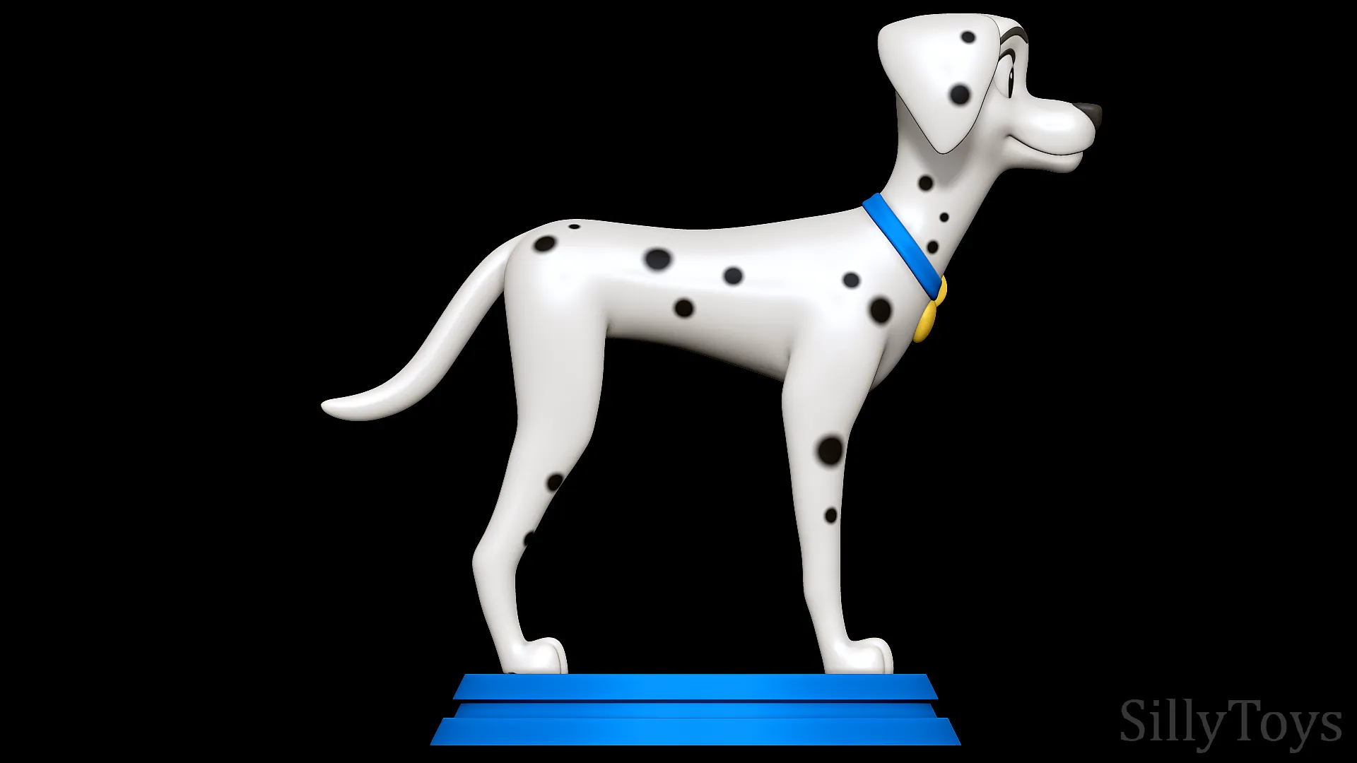 Characters & Creatures STL Download - Perdita - 101 Dalmatiansby SillyToys