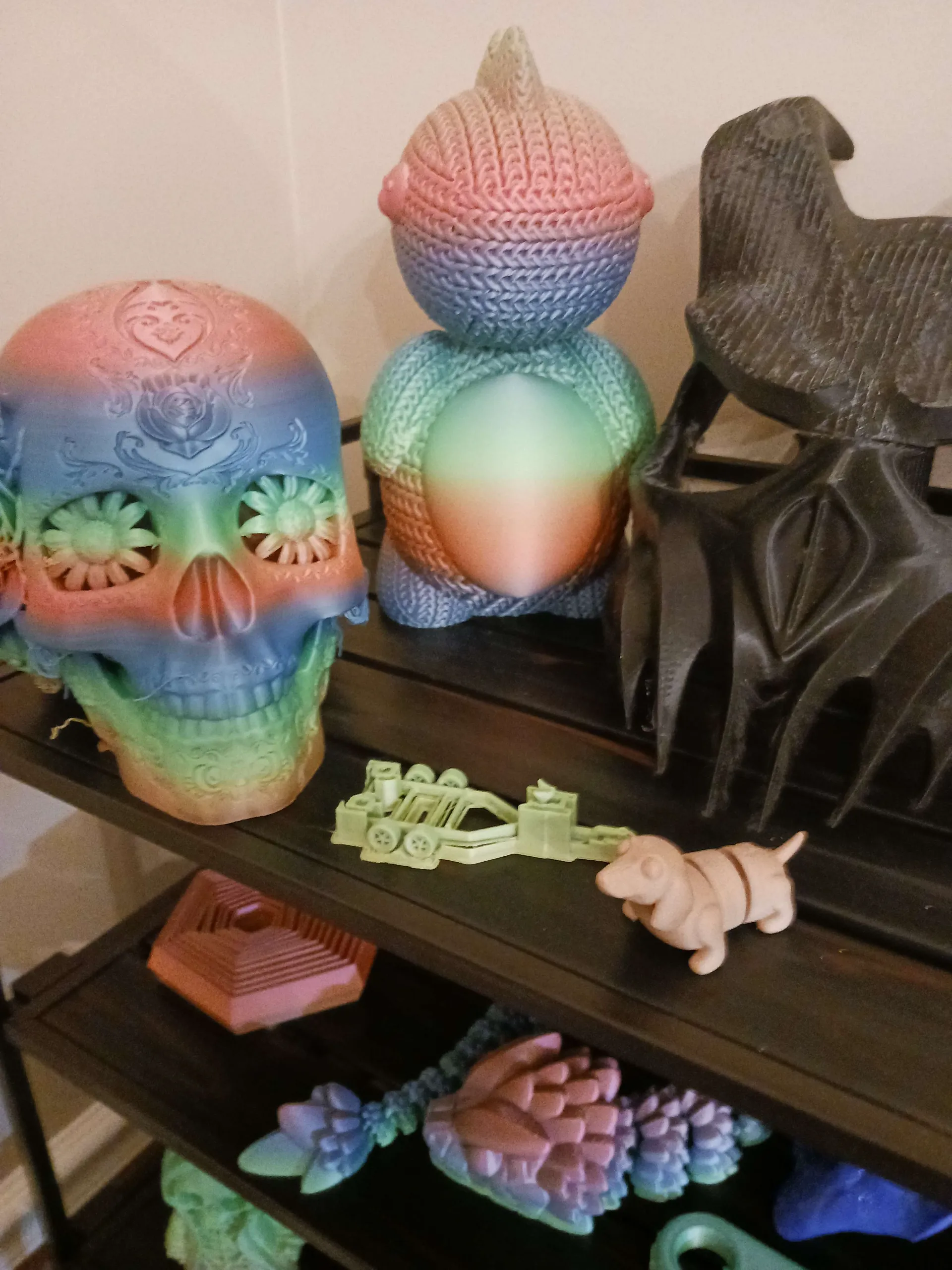 This has been my longest print on my K1 SE. The dino is clearly in the ...