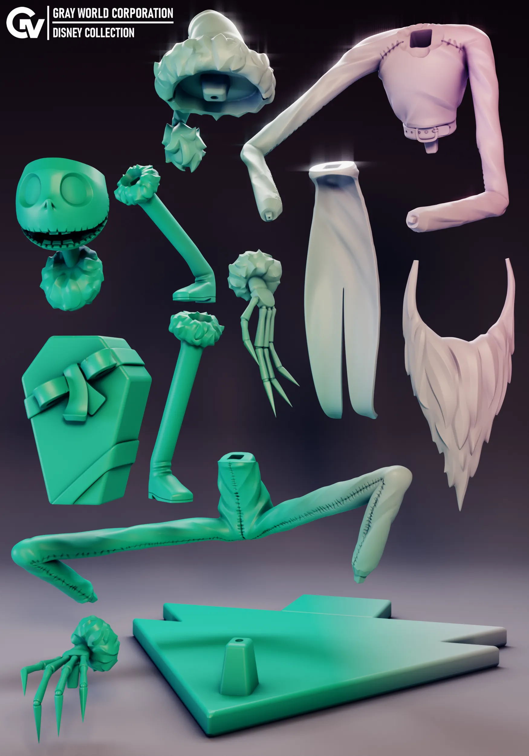 Jack Skellington "Santa Suit" | The Nightmare Befo | 3D models download ...