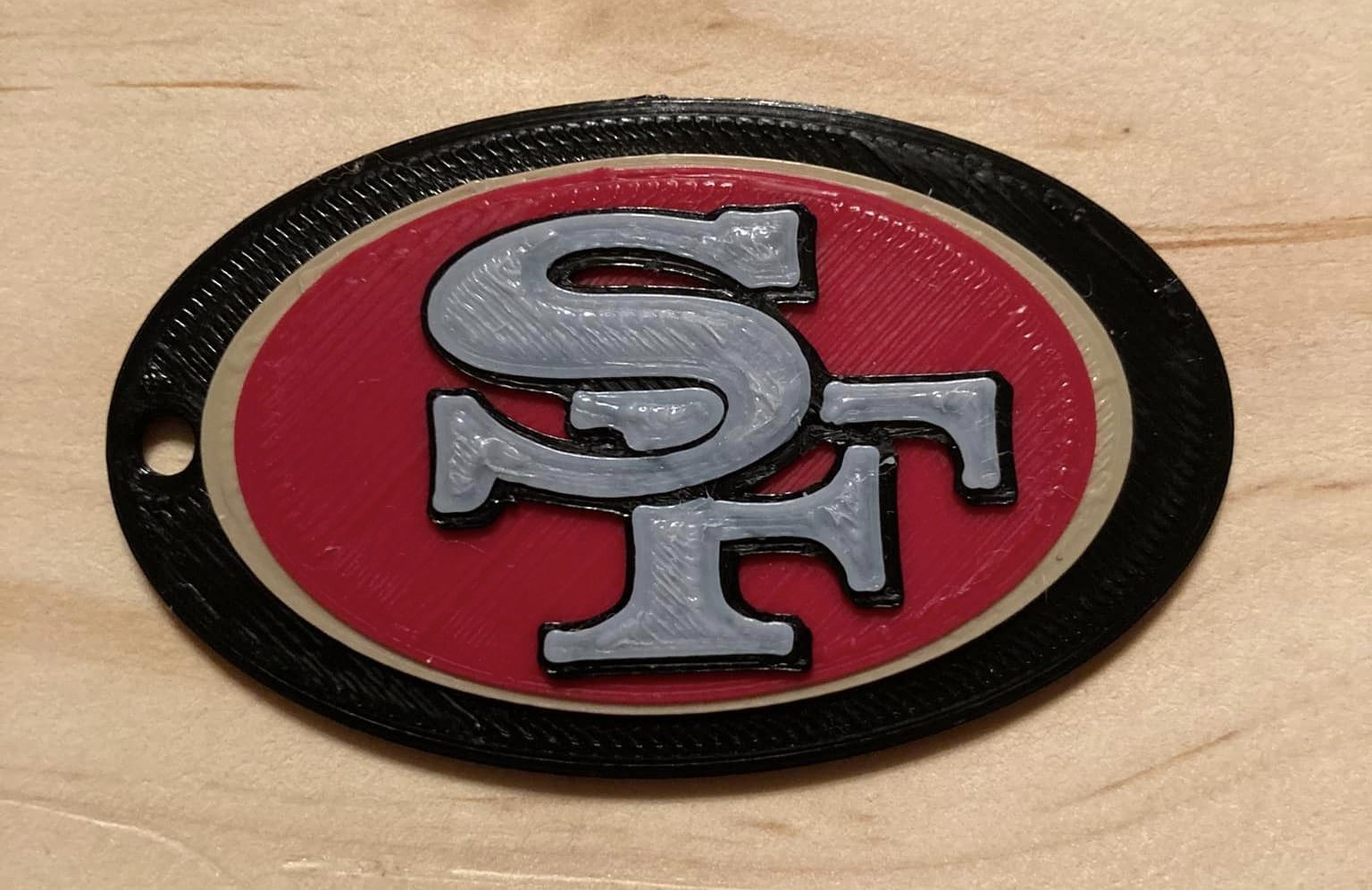 San Francisco 49ers Key Fob | 3D models download | Creality Cloud