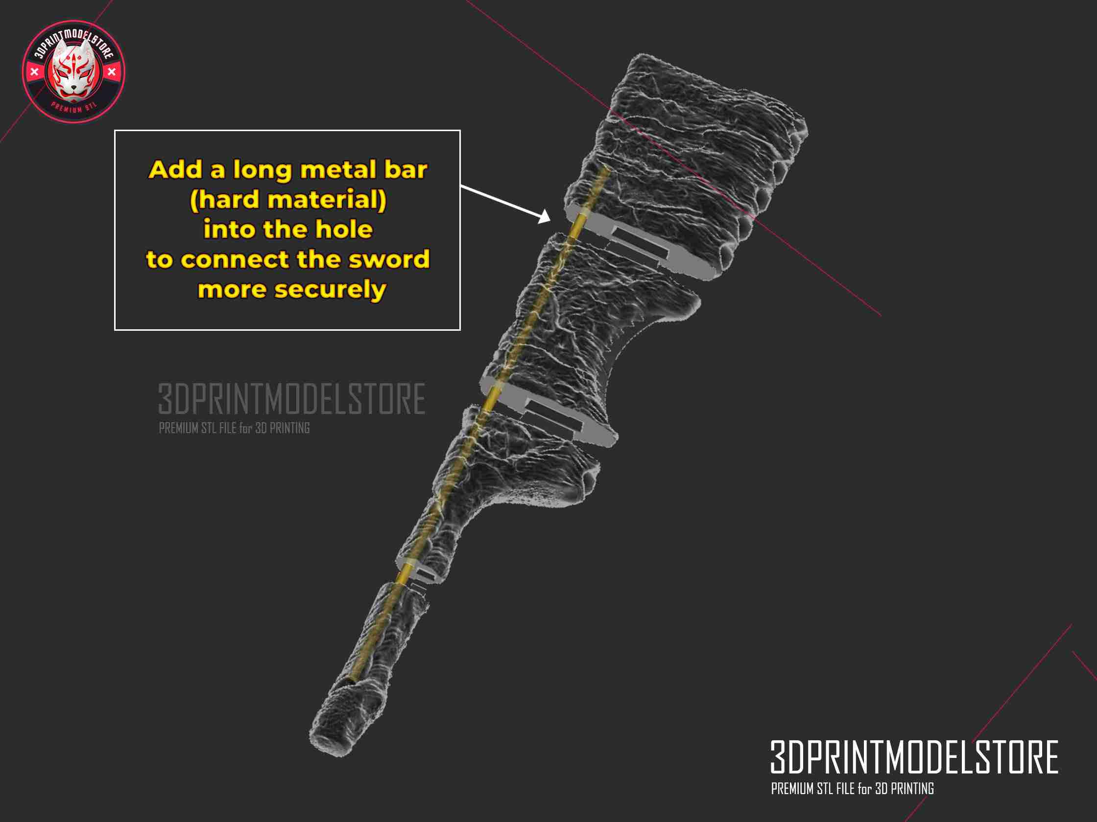 Festering Life Sword Halloween Cosplay Blade Jujutsu Kaisen | 3D models ...