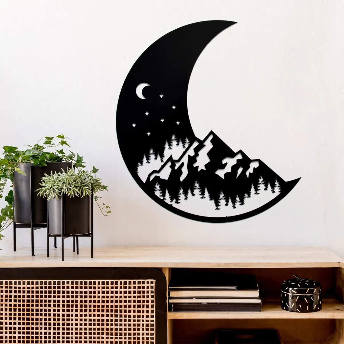 3D Printer Files | 3MF File | WallArt Moon Nature | Creality Cloud