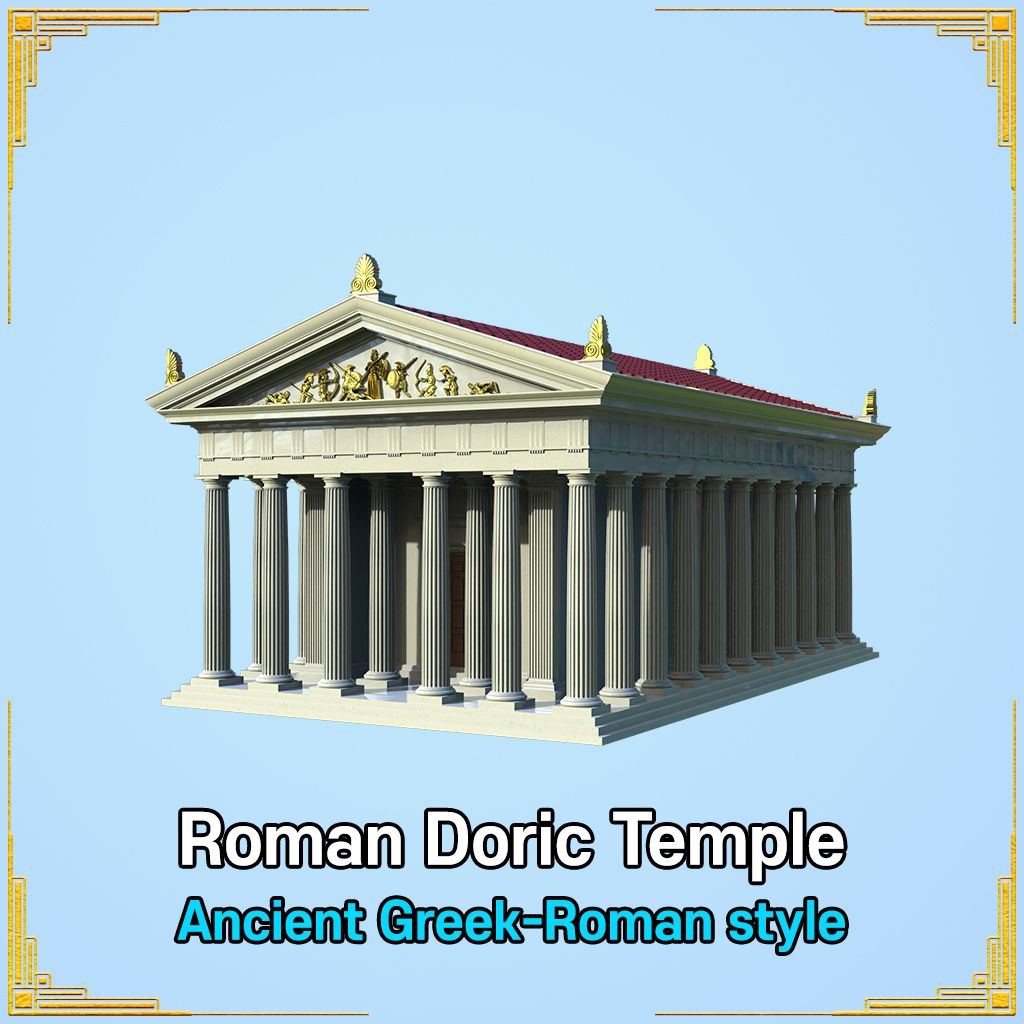 Roman Doric Temple | 3D models download | Creality Cloud