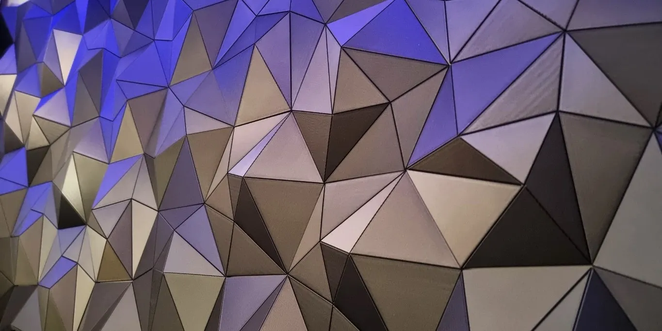 3D WALL - LOW POLY WALL COVERING | 3D models download | Creality Cloud