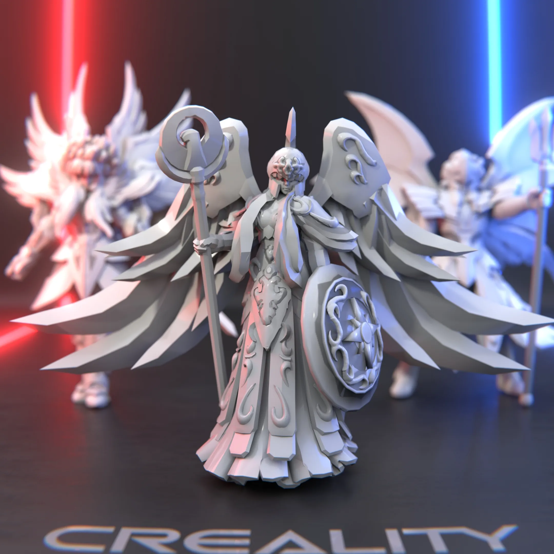 3D Printer Files | 3MF File | Athena, Hades & Poseidon – Saint Seiya ...