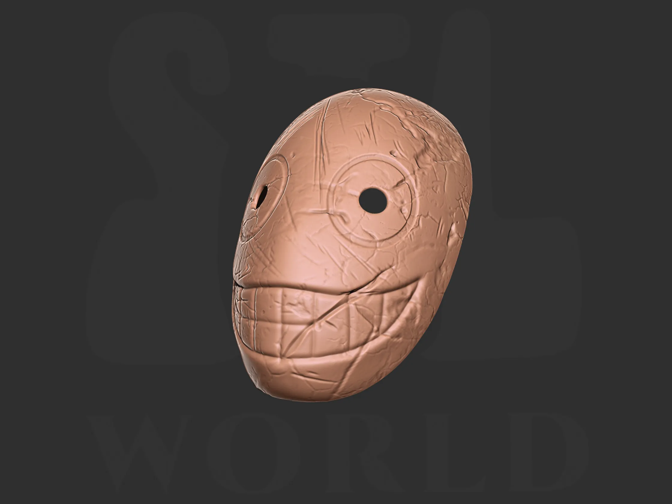 Cosplay STL Download - Legion Frank Mask for cosplayby STLworld