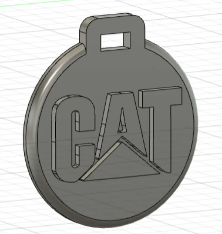3D Printer Files | 3MF File | Pendentif porte clé Caterpillar ...