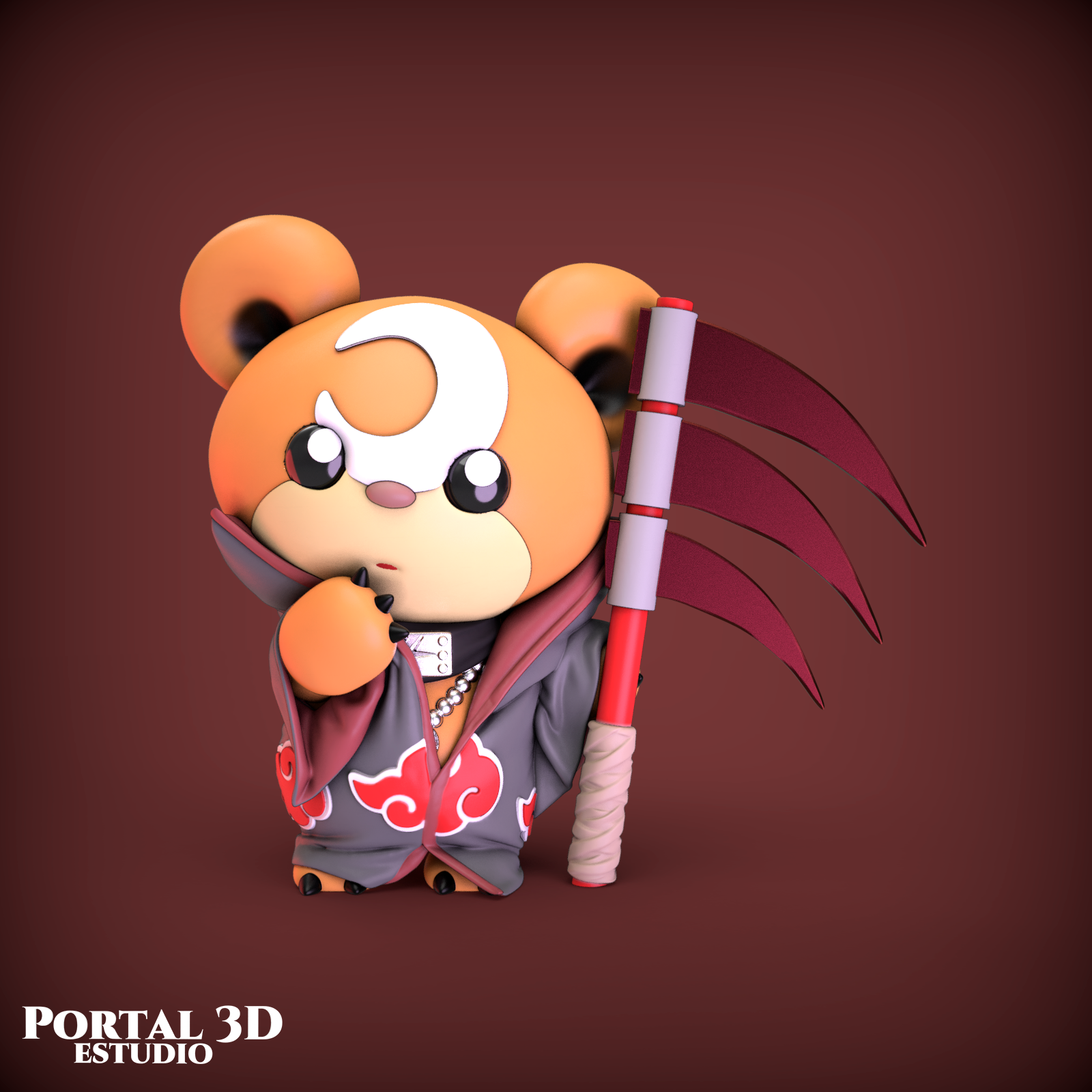 TEDDIURSA AKATSUKI | 3D models download | Creality Cloud