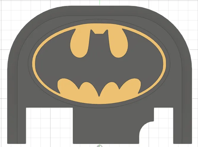 Tools & Spare Parts STL Download - engraved batman backplateby N0FR33B33Z